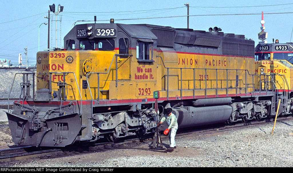 UP 3293 - East Yard, Los Angeles, CA - 11/25/76